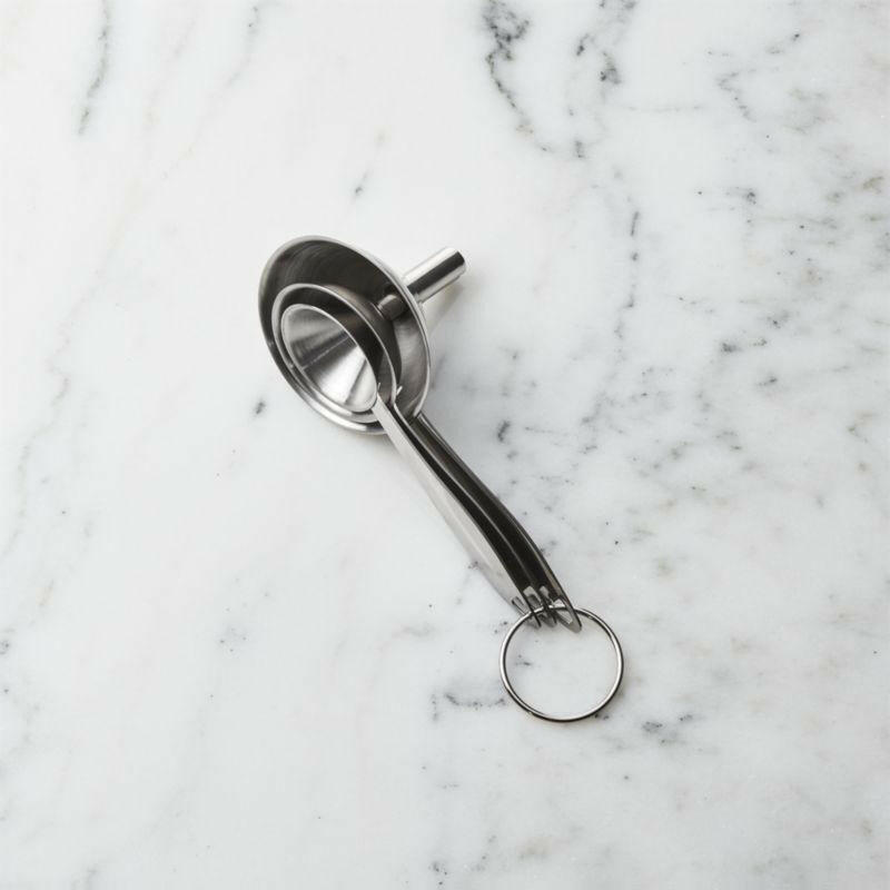 Stainless Steel Funnels, Set of 3 – Crate & Barrel